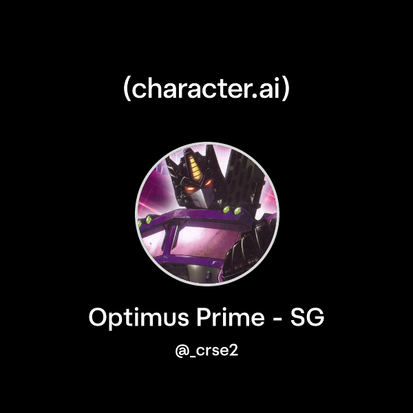 Chat with Optimus Prime - SG | character.ai | AI Chat, Reimagined–Your ...