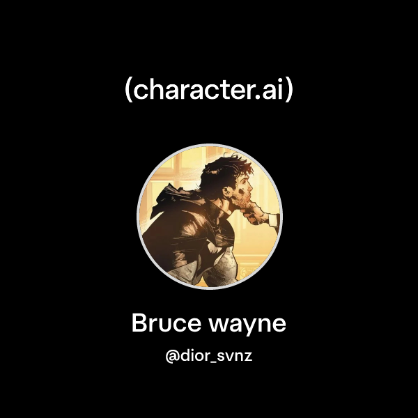 Chat with Bruce wayne | character.ai | AI Chat, Reimagined–Your Words ...
