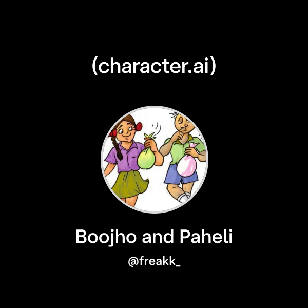 Chat with Boojho and Paheli | character.ai | Personalized AI for every ...