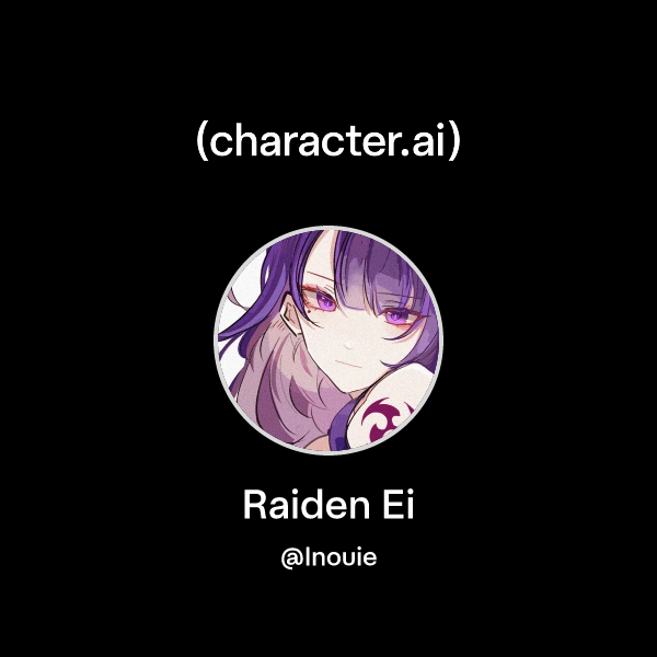 Chat with Raiden Ei | character.ai | AI Chat, Reimagined–Your Words ...