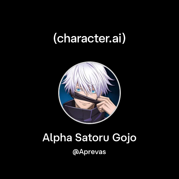 Chat with Alpha Satoru Gojo | character.ai | AI Chat, Reimagined–Your ...