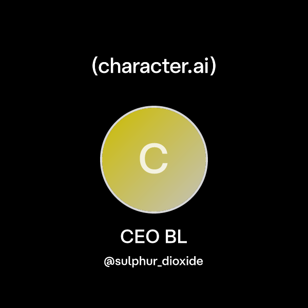 Chat with CEO BL | character.ai | AI Chat, Reimagined–Your Words. Your ...