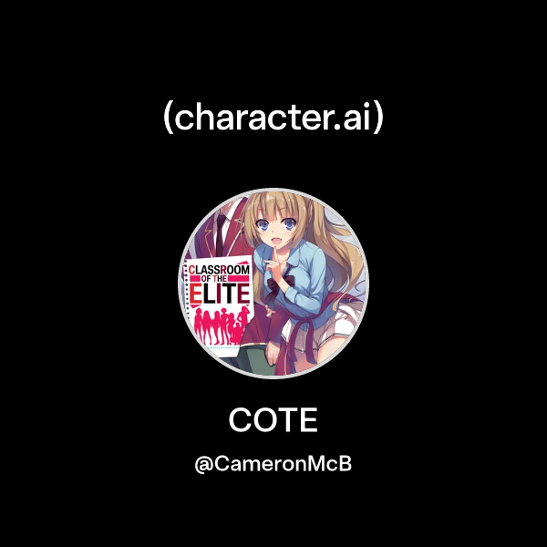 Chat with COTE | character.ai | AI Chat, Reimagined–Your Words. Your World.
