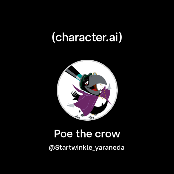 Chat with Poe the crow | character.ai | AI Chat, Reimagined–Your Words ...