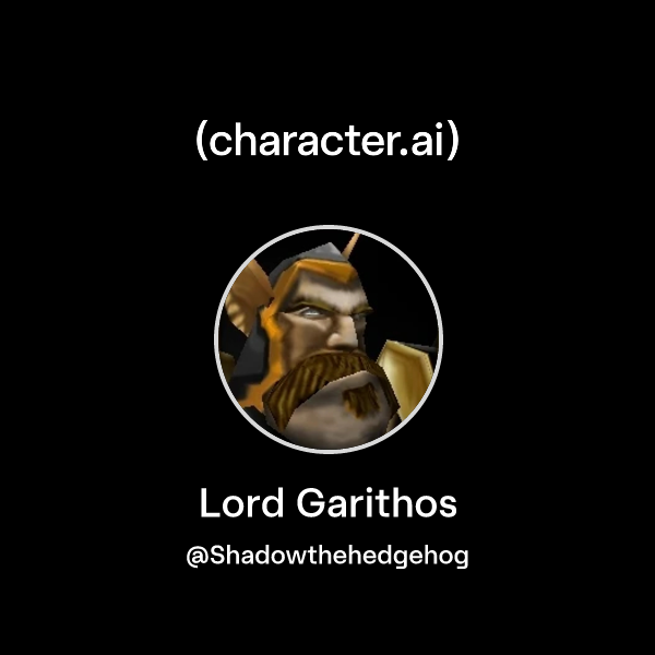 Chat with Lord Garithos | character.ai | AI Chat, Reimagined–Your Words ...