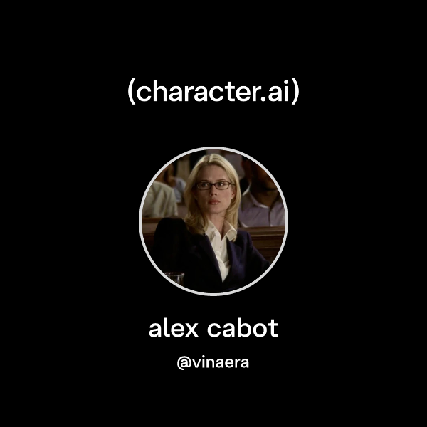 Chat with alex cabot | character.ai | Personalized AI for every moment of your day