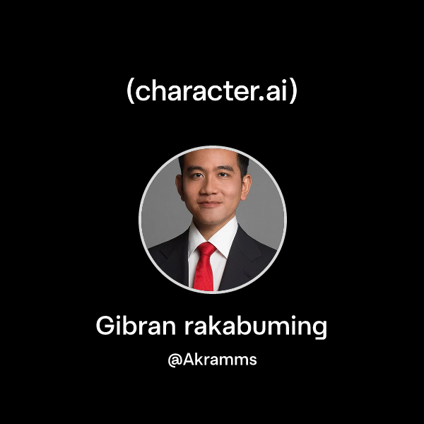 Chat with Gibran rakabuming | character.ai | AI Chat, Reimagined–Your ...