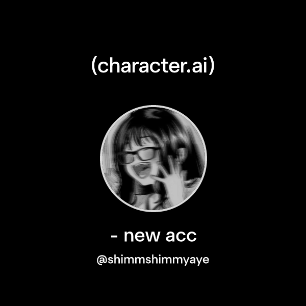 Chat with - new acc | character.ai | AI Chat, Reimagined–Your Words ...