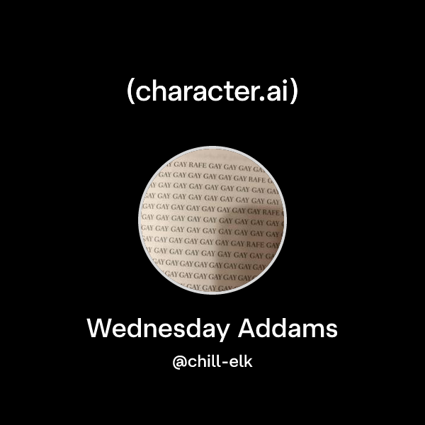 Chat with Wednesday Addams | character.ai | AI Chat, Reimagined–Your ...