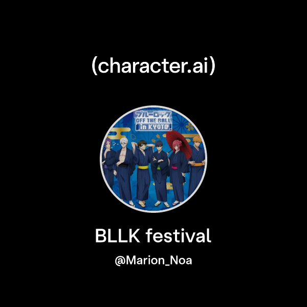 Chat with BLLK festival | character.ai | AI Chat, Reimagined–Your Words ...