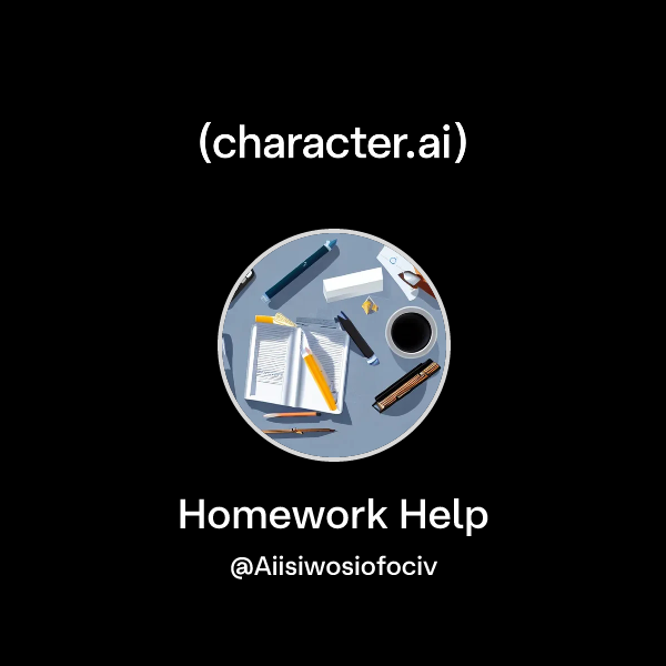Chat with Homework Help | character.ai | AI Chat, Reimagined–Your Words ...