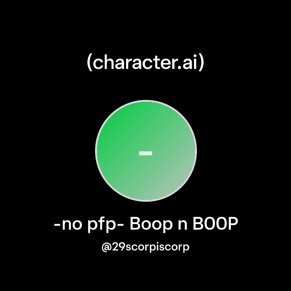 Chat with -no pfp- Boop n B00P | character.ai | Personalized AI for ...