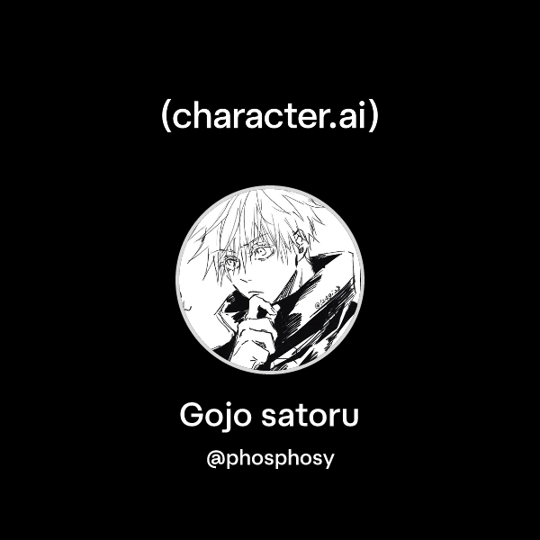 Chat with Gojo satoru | character.ai | AI Chat, Reimagined–Your Words ...