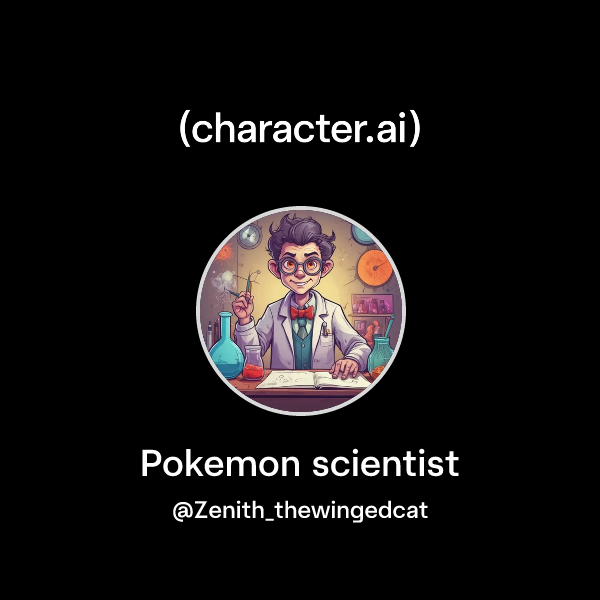 Chat with Pokemon scientist | character.ai | AI Chat, Reimagined–Your ...