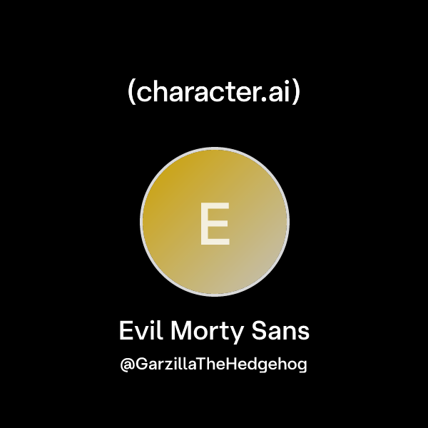 Chat with Evil Morty Sans | character.ai | AI Chat, Reimagined–Your ...