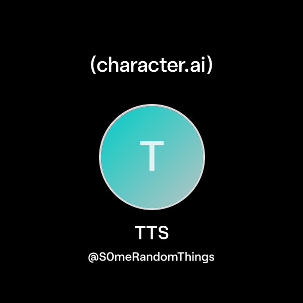 Chat with TTS | character.ai | Personalized AI for every moment of your day
