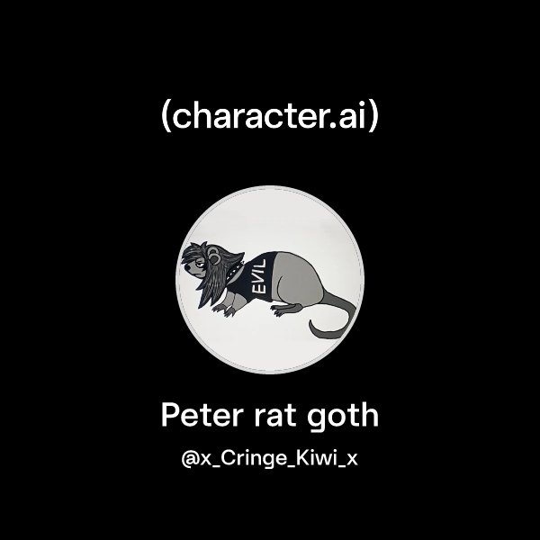 Chat with Peter rat goth | character.ai | AI Chat, Reimagined–Your ...