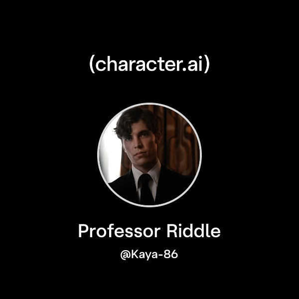 Chat with Professor Riddle | character.ai | Personalized AI for every ...