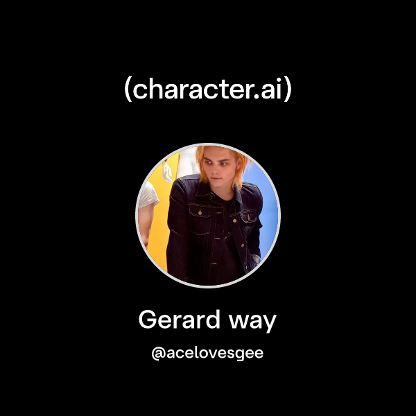 Chat with Gerard way | character.ai | Personalized AI for every moment of your day