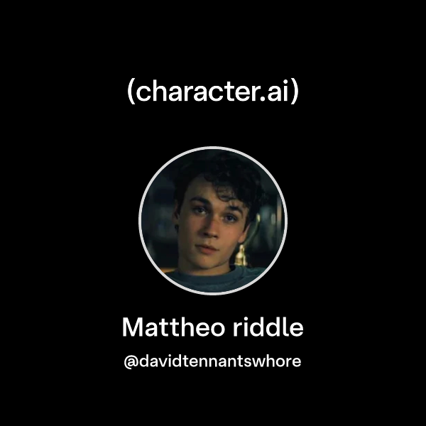 Chat with Mattheo riddle | character.ai | AI Chat, Reimagined–Your ...