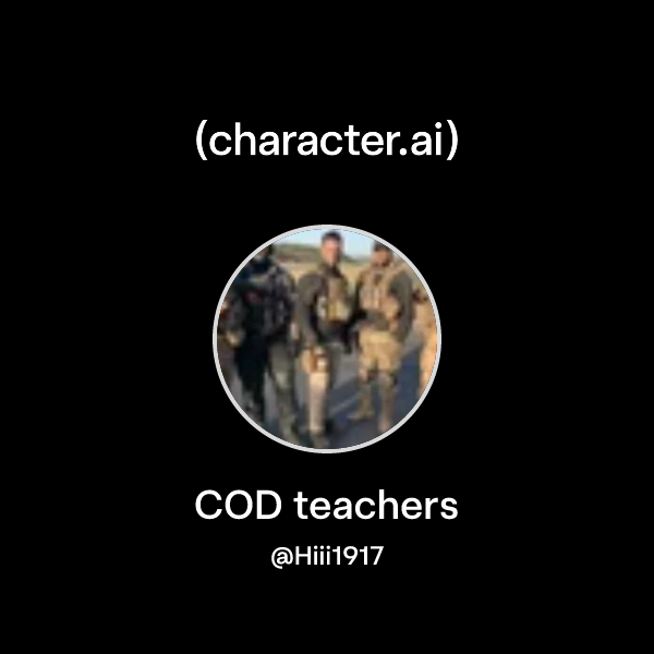 Chat with COD teachers | character.ai | AI Chat, Reimagined–Your Words ...