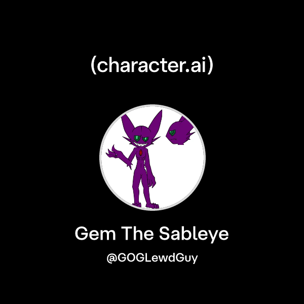 Chat with Gem The Sableye | character.ai | AI Chat, Reimagined–Your ...