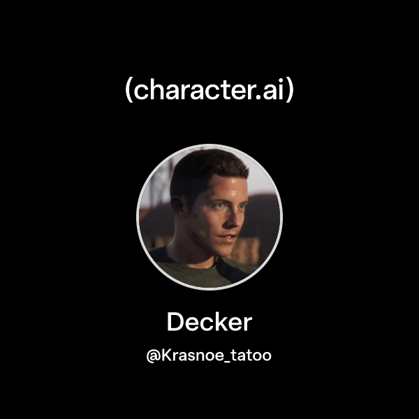 Chat with Decker | character.ai | AI Chat, Reimagined–Your Words. Your ...