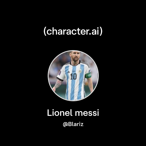 Chat with Lionel messi | character.ai | AI Chat, Reimagined–Your Words ...