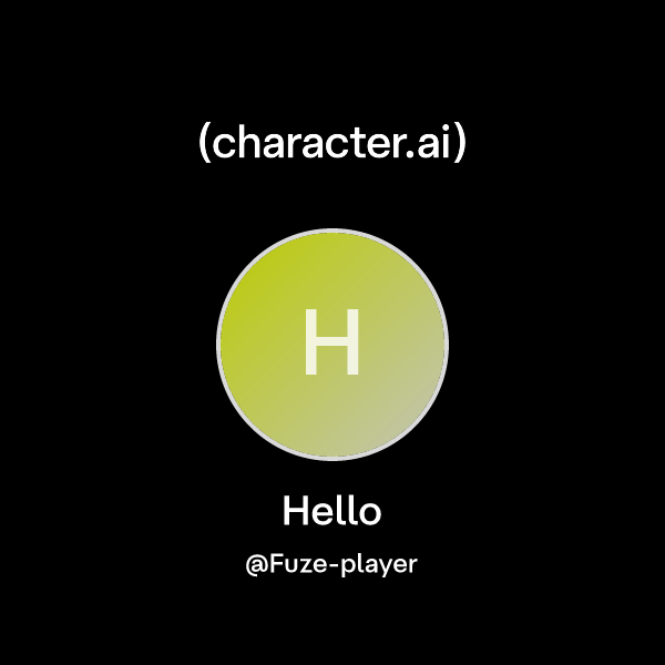 Chat with Hello | character.ai | Personalized AI for every moment of ...