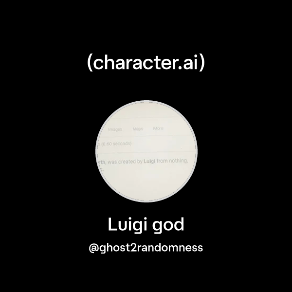 Chat with Luigi god | character.ai | Personalized AI for every moment ...