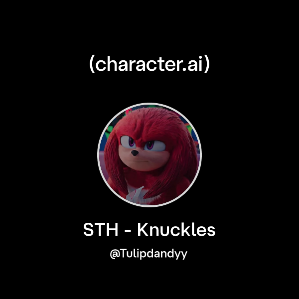 Chat with STH - Knuckles | character.ai | AI Chat, Reimagined–Your ...
