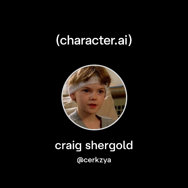 Chat with craig shergold | character.ai | AI Chat, Reimagined–Your ...