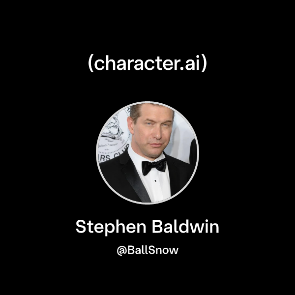 Chat with Stephen Baldwin | character.ai | Personalized AI for every ...