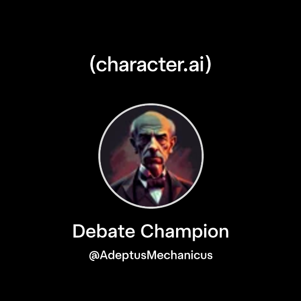 Chat with Debate Champion | character.ai | Personalized AI for every ...