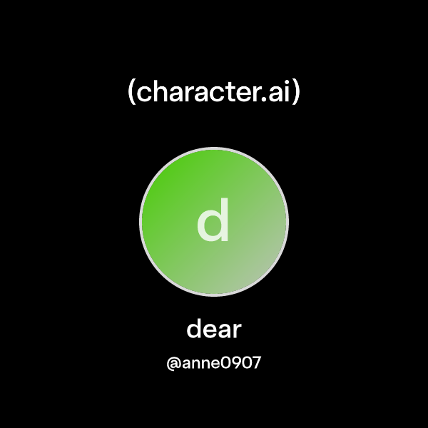 Chat with dear | character.ai | AI Chat, Reimagined–Your Words. Your World.