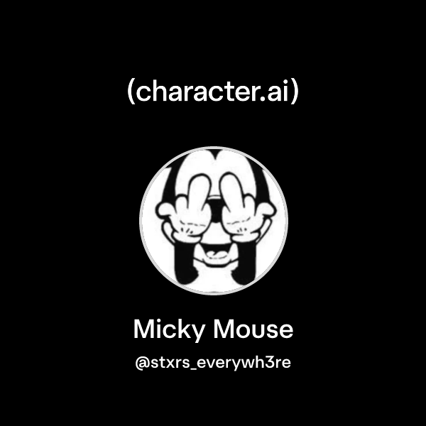 Chat with Micky Mouse | character.ai | Personalized AI for every moment ...