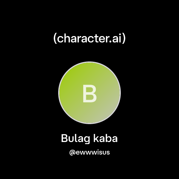 Chat with Bulag kaba | character.ai | AI Chat, Reimagined–Your Words ...