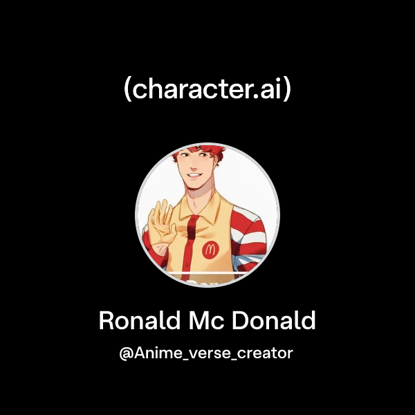 Chat with Ronald Mc Donald | character.ai | AI Chat, Reimagined–Your ...