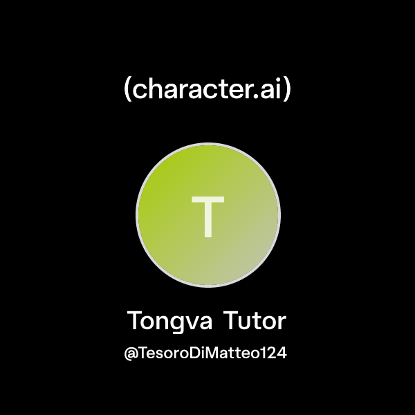 Chat with Tongva Tutor | character.ai | AI Chat, Reimagined–Your Words ...