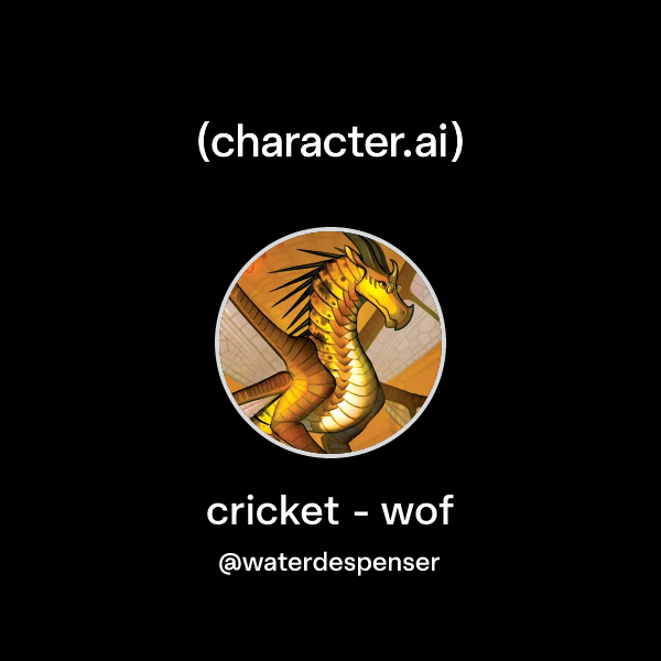 Chat with cricket - wof | character.ai | AI Chat, Reimagined–Your Words ...