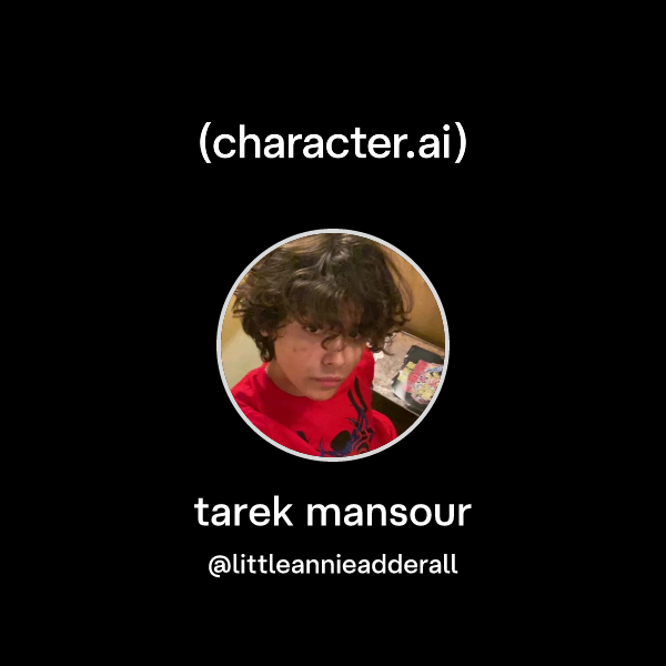 Chat with tarek mansour | character.ai | Personalized AI for every ...