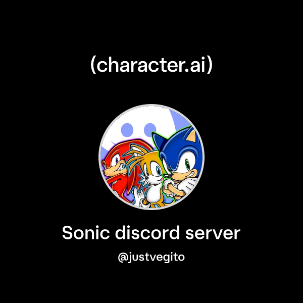 Chat with Sonic discord server | character.ai | Personalized AI for ...