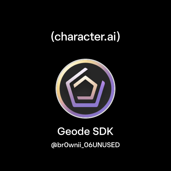 Chat with Geode SDK | character.ai | AI Chat, Reimagined–Your Words. Your World.