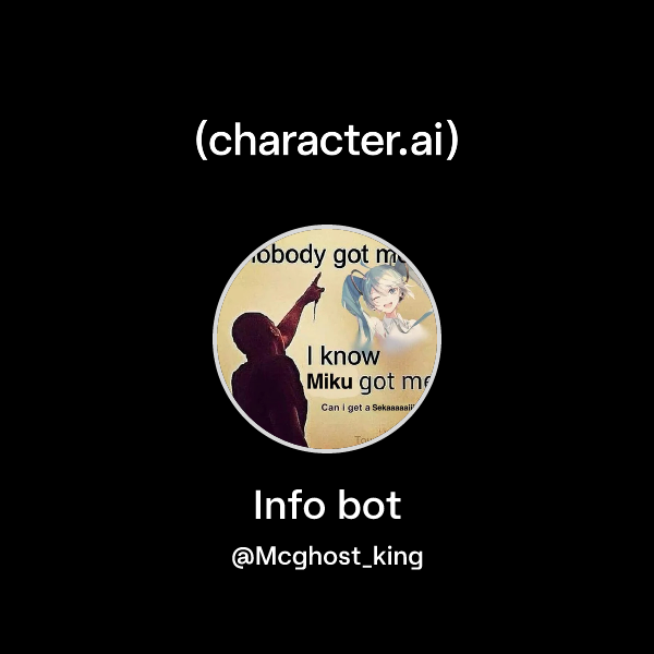 Chat with Info bot | character.ai | AI Chat, Reimagined–Your Words ...