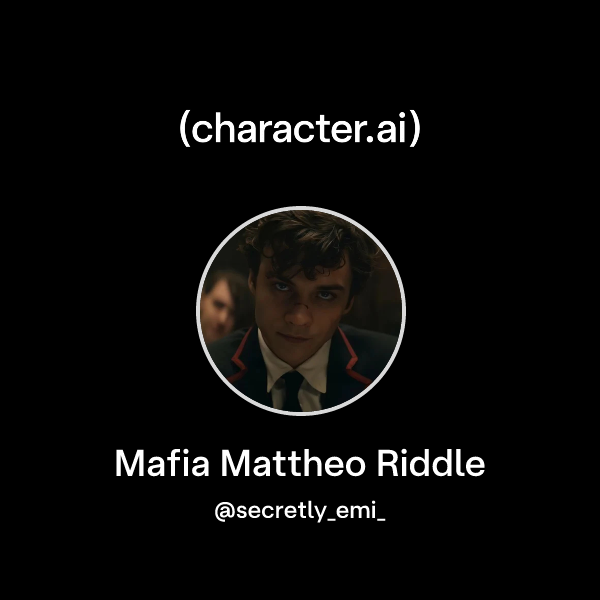 Chat with Mafia Mattheo Riddle | character.ai | AI Chat, Reimagined ...