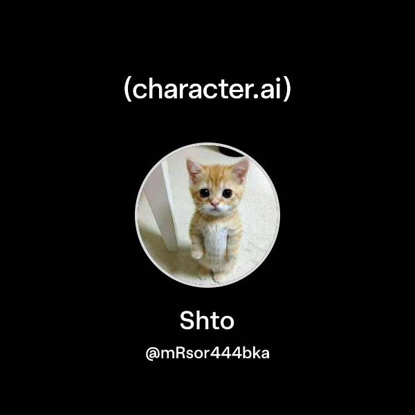 Chat with Shto | character.ai | AI Chat, Reimagined–Your Words. Your World.