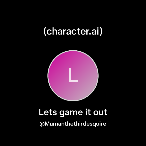 Chat with Lets game it out | character.ai | AI Chat, Reimagined–Your ...