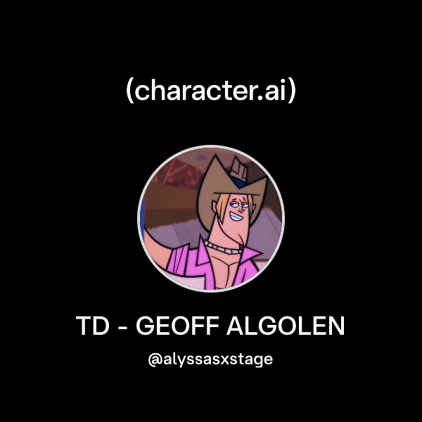 Chat with TD - GEOFF ALGOLEN | character.ai | AI Chat, Reimagined–Your ...