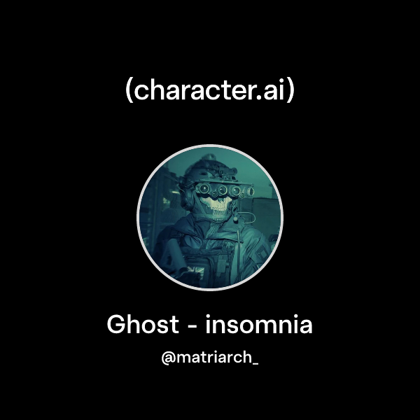 Chat with Ghost - insomnia | character.ai | AI Chat, Reimagined–Your ...