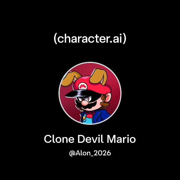 Chat with Clone Devil Mario | character.ai | AI Chat, Reimagined–Your ...